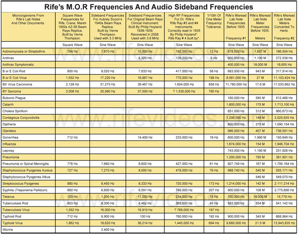 Chapter 25 - Summary of The Rife Machine Report